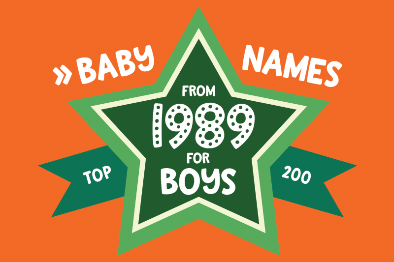 200 most popular baby names for boys born in 1990 - Name meaning ...