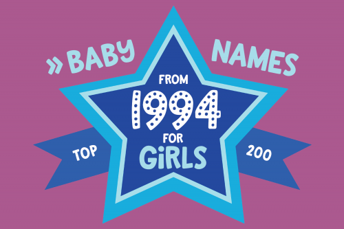 200 most popular baby names for girls born in 1993, at ClickBabyNames