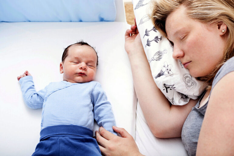 Safe co-sleeping with your baby: Making it work & doing it safely, at ...