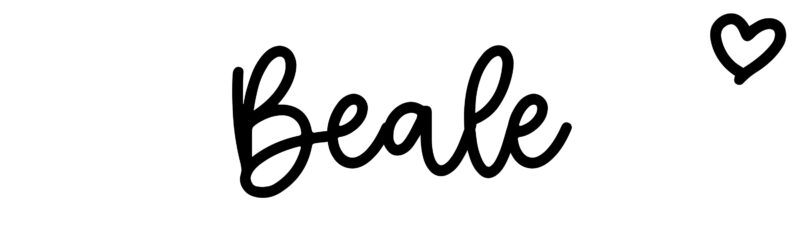 Beale - Name meaning, origin, variations and more