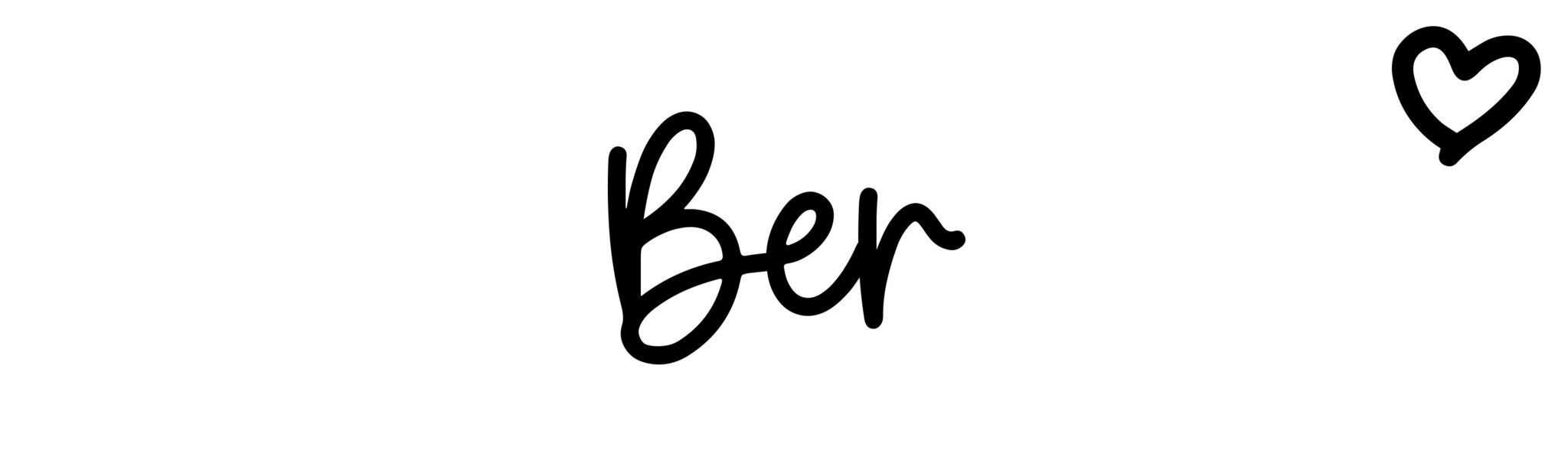 Ber - Name meaning, origin, variations and more