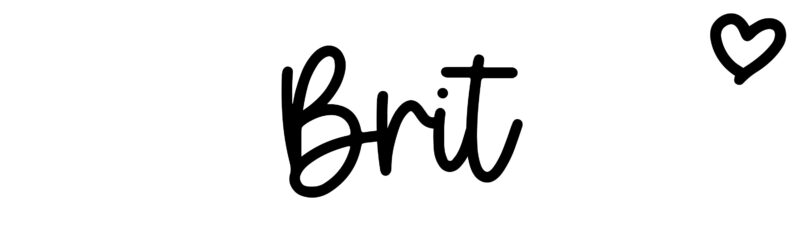 Brit - Name meaning, origin, variations and more