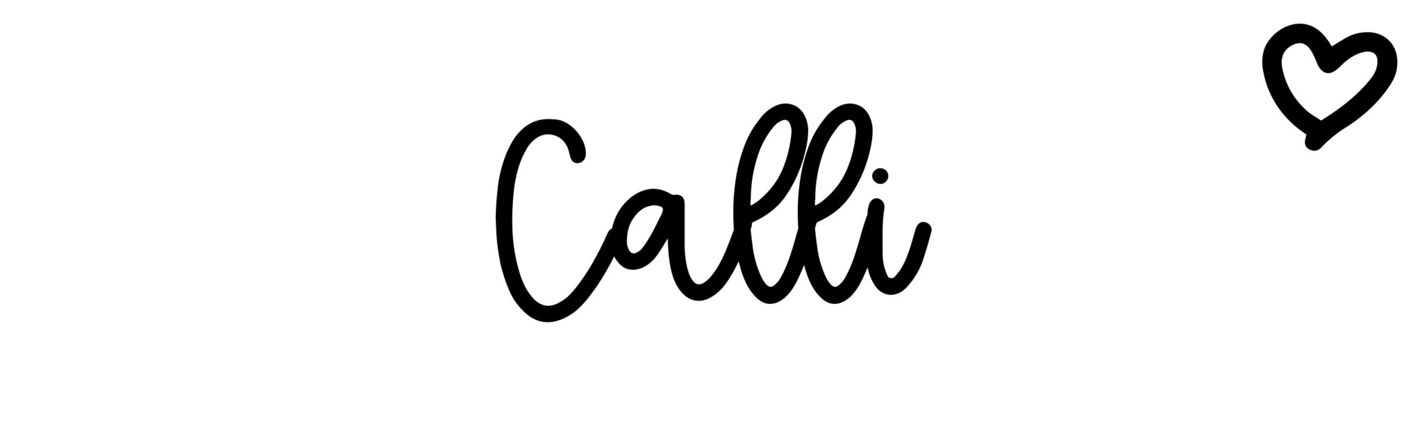 Calli - Name meaning, origin, variations and more