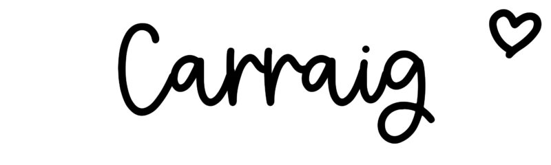 Carraig - Name meaning, origin, variations and more