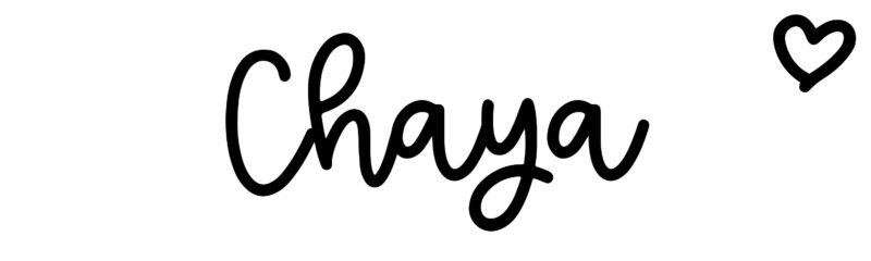 Chaya - Name meaning, origin, variations and more