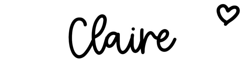 Claire - Name meaning, origin, variations and more