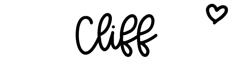 Cliff - Name meaning, origin, variations and more