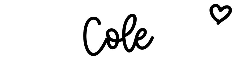 Cole - Name meaning, origin, variations and more