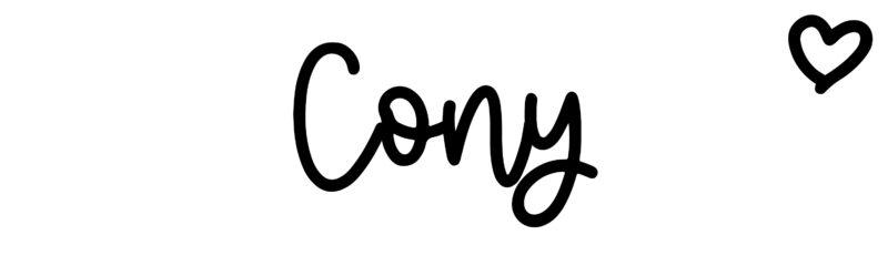 Cony - Name meaning, origin, variations and more