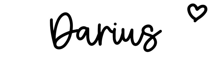 Darius - Name meaning, origin, variations and more
