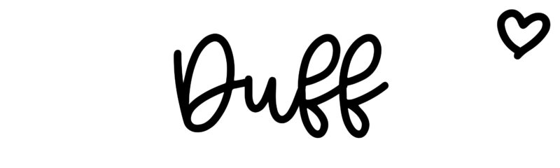 Duff - Name meaning, origin, variations and more