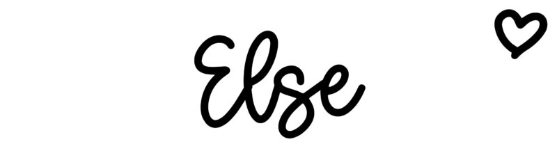 Else - Name meaning, origin, variations and more