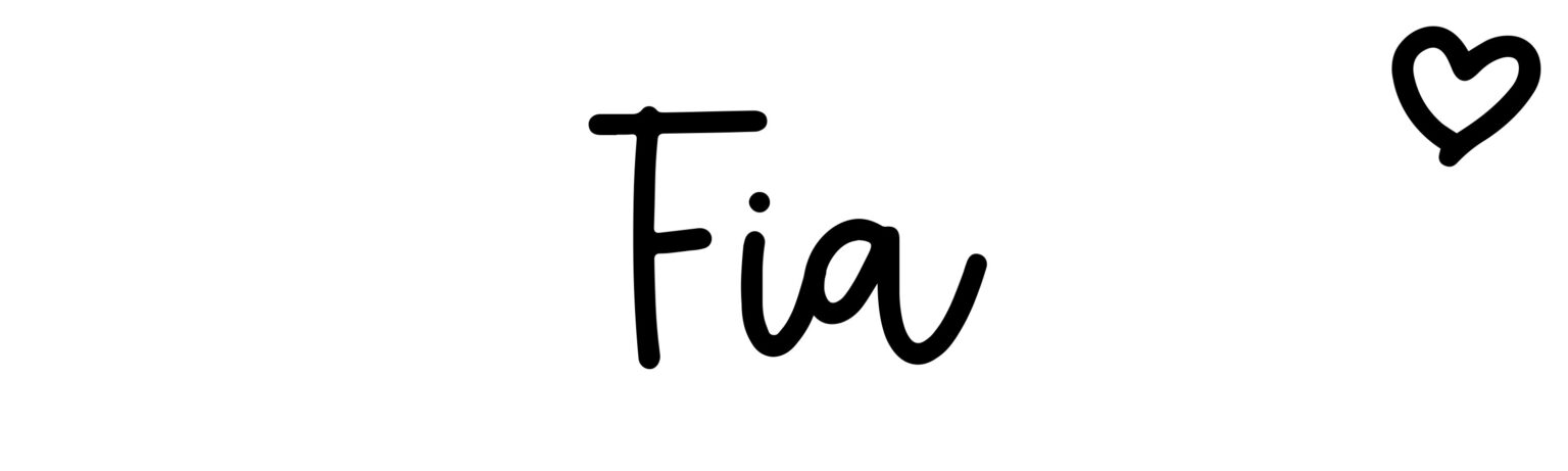 Fia - Name meaning, origin, variations and more