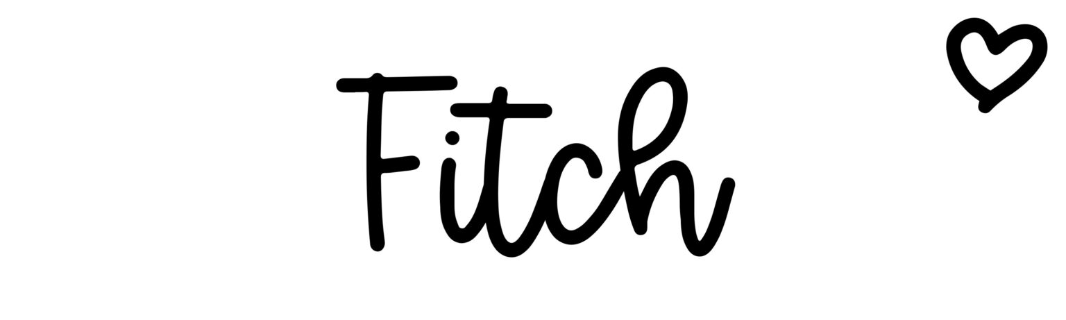 Fitch - Name meaning, origin, variations and more