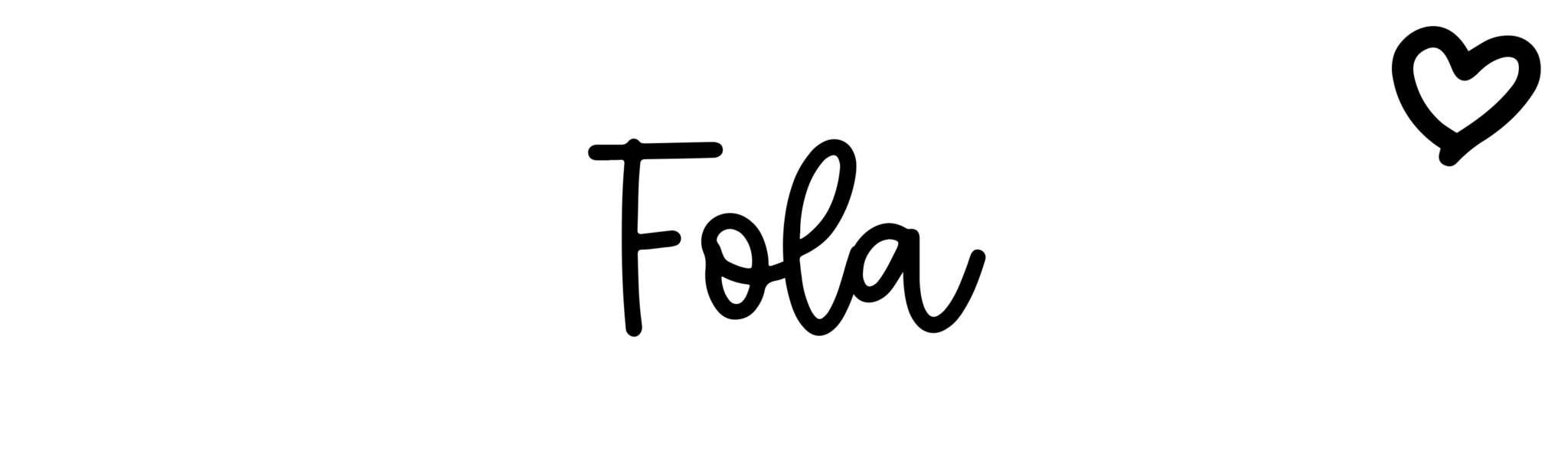 Fola - Name meaning, origin, variations and more