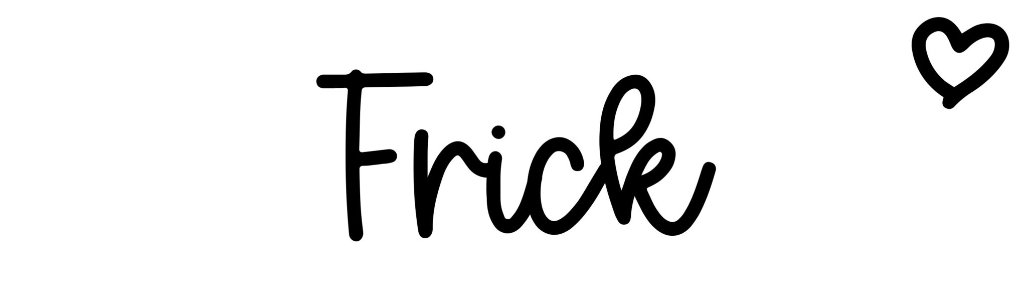 Frick - Name meaning, origin, variations and more