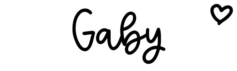 Gaby - Name meaning, origin, variations and more