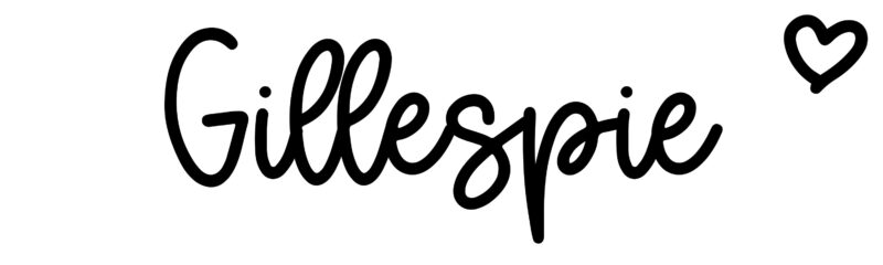 Gillespie - Name meaning, origin, variations and more