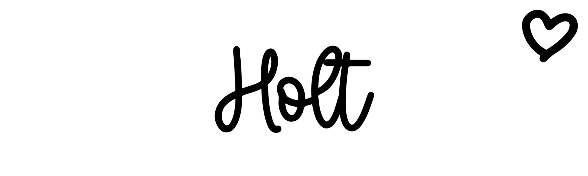 Holt - Name meaning, origin, variations and more
