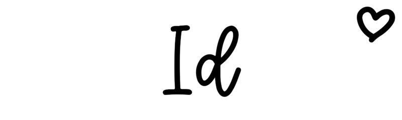 Id - Name meaning, origin, variations and more