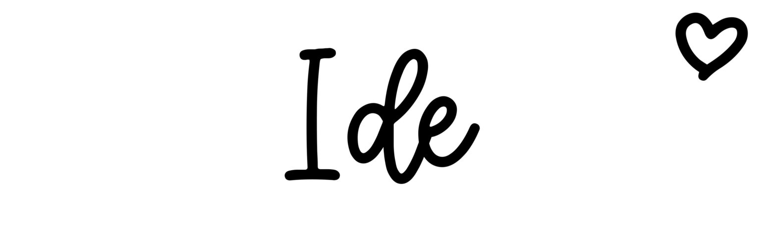 Ide - Name meaning, origin, variations and more