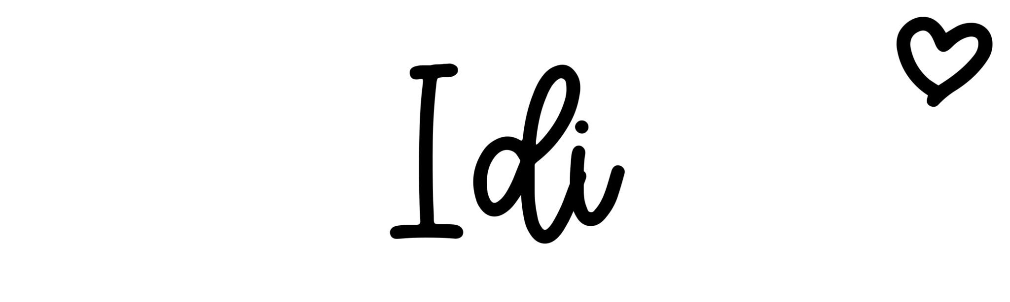 Idi - Name meaning, origin, variations and more