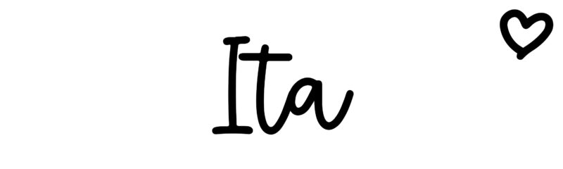 Ita - Name meaning, origin, variations and more