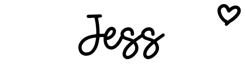 Jess - Name meaning, origin, variations and more