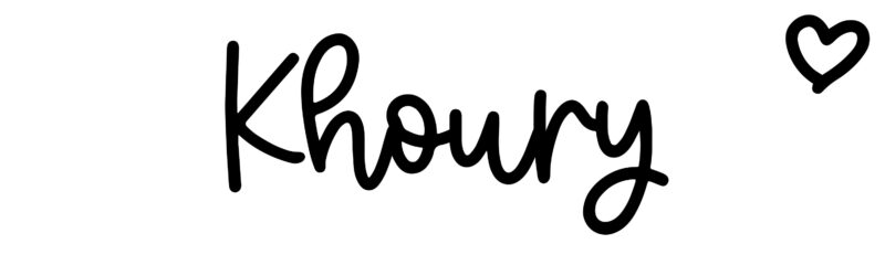 Khoury - Name meaning, origin, variations and more
