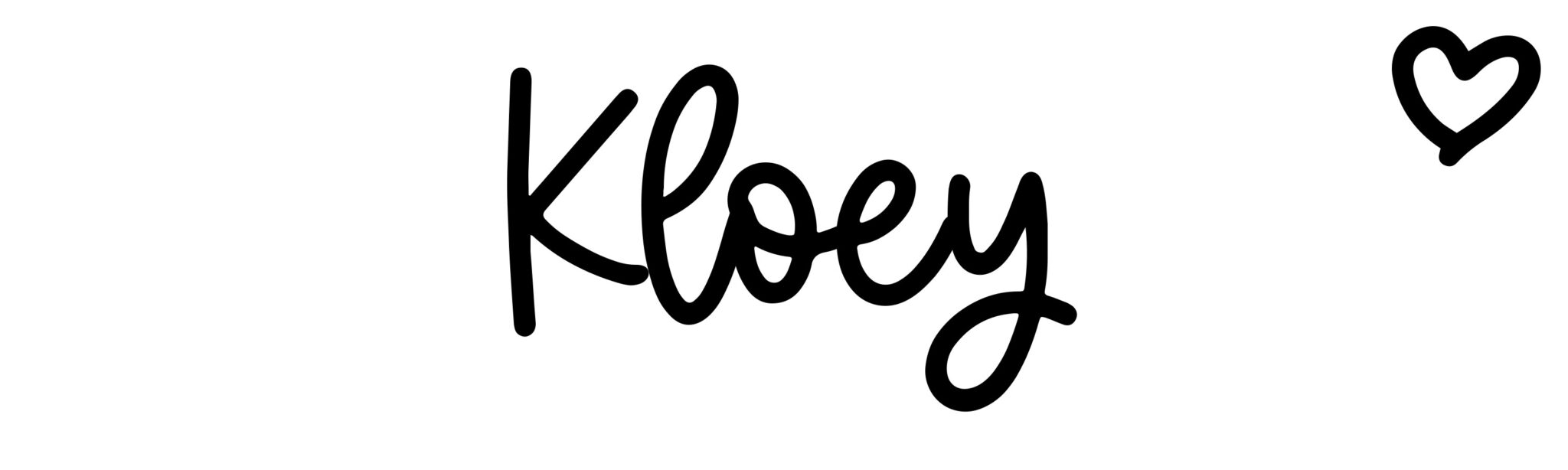 Kloey - Name meaning, origin, variations and more
