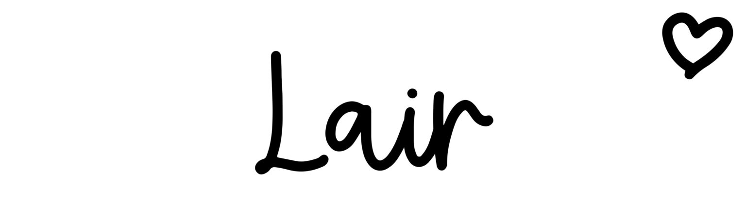 Lair - Name meaning, origin, variations and more