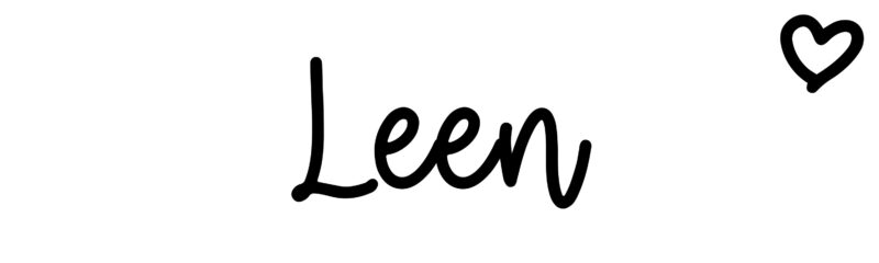 Leen - Name meaning, origin, variations and more