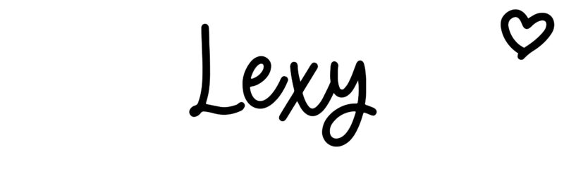 Lexy - Name meaning, origin, variations and more