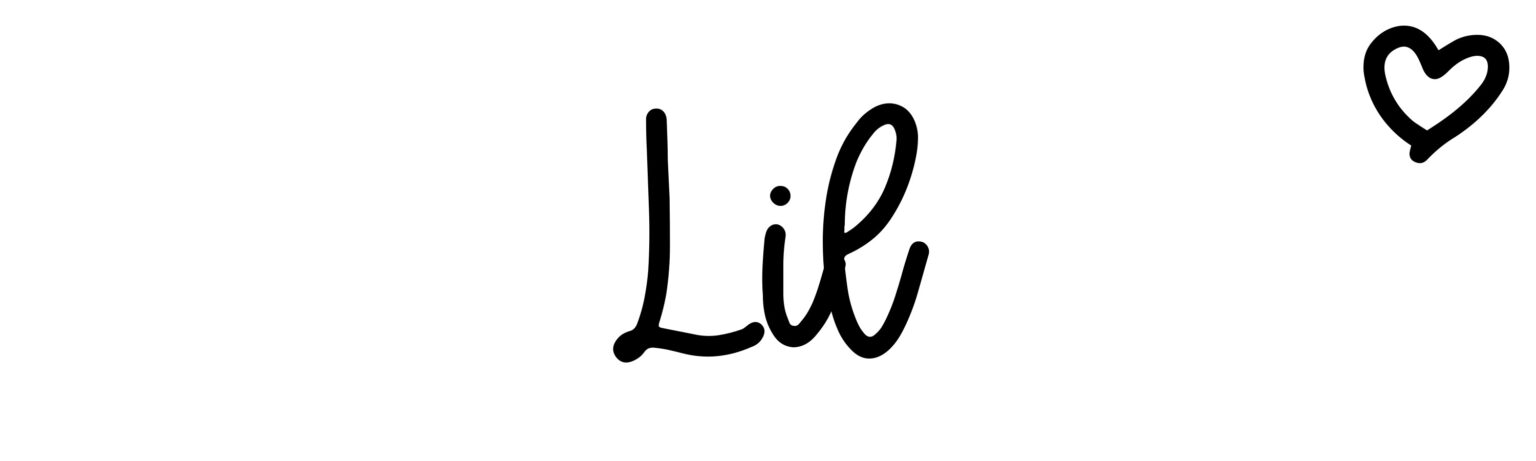 Lil - Name meaning, origin, variations and more