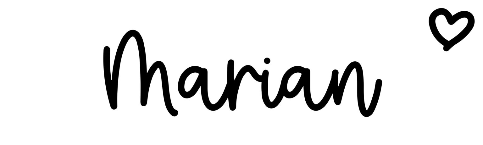 Marian - Name meaning, origin, variations and more