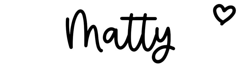 Matty - Name meaning, origin, variations and more