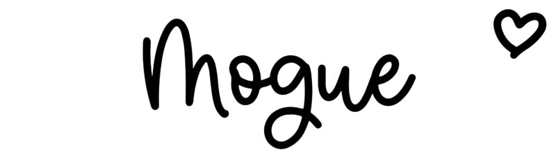 Mogue - Name meaning, origin, variations and more