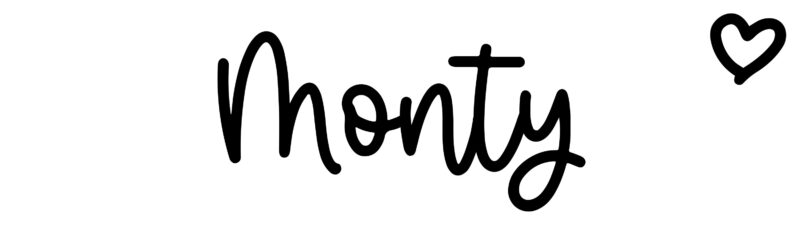 Monty - Name meaning, origin, variations and more