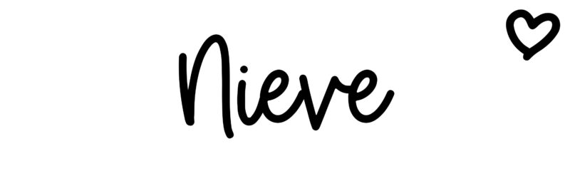 Nieve - Name meaning, origin, variations and more