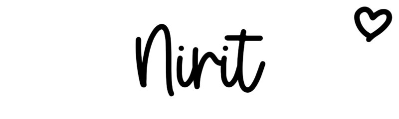 Nirit - Name meaning, origin, variations and more