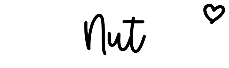 Nut - Name meaning, origin, variations and more