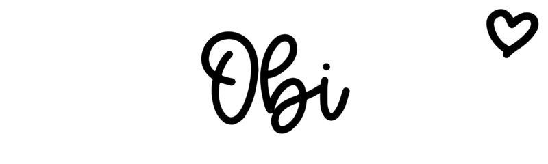 Obi - Name meaning, origin, variations and more