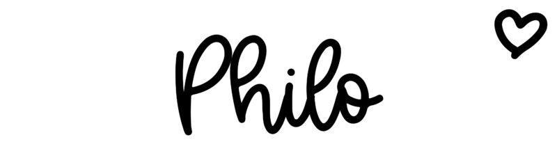Philo - Name meaning, origin, variations and more