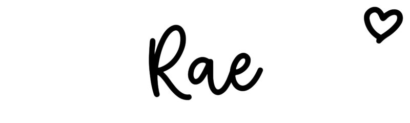 Rae - Name meaning, origin, variations and more
