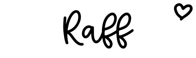 Raff - Name meaning, origin, variations and more