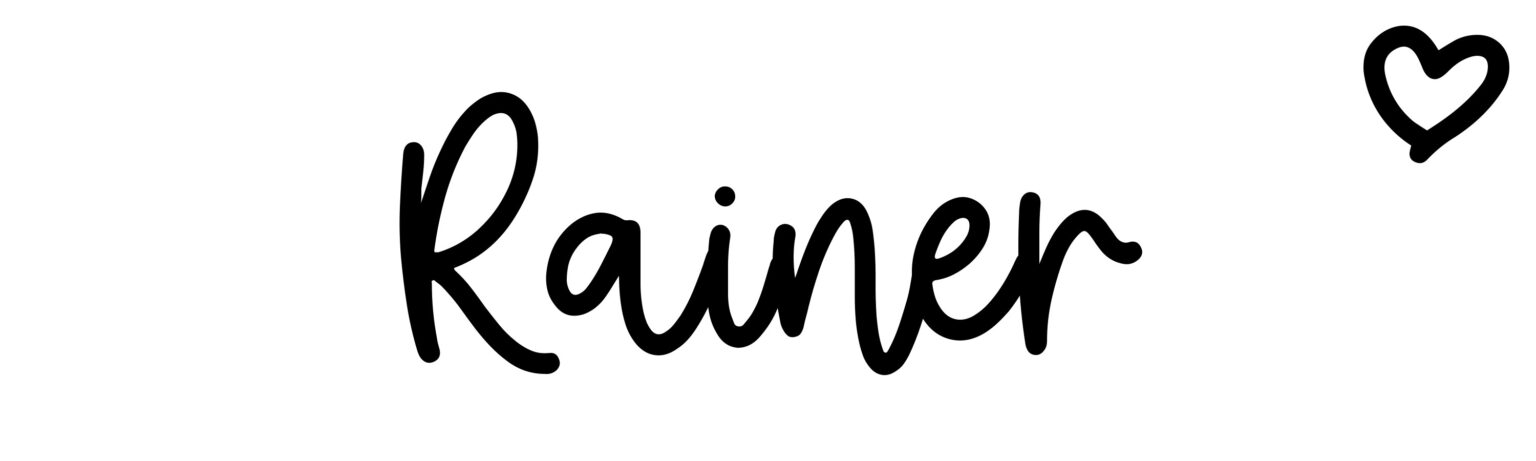 Rainer - Name meaning, origin, variations and more