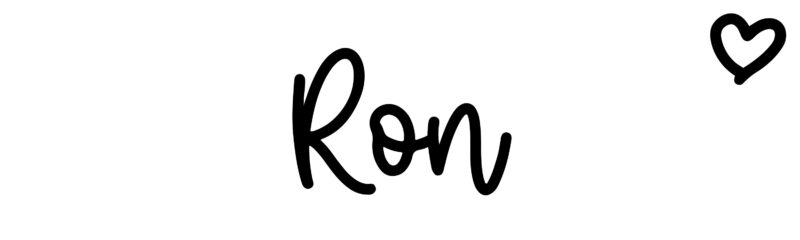Ron - Name meaning, origin, variations and more