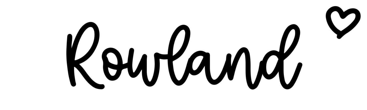 Rowland - Name meaning, origin, variations and more