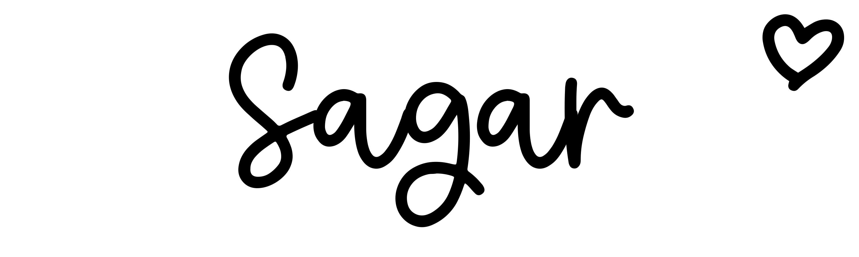 Sagar Names Logo