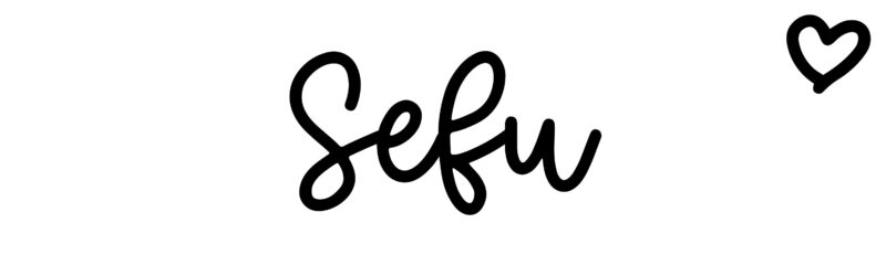 Sefu - Name meaning, origin, variations and more